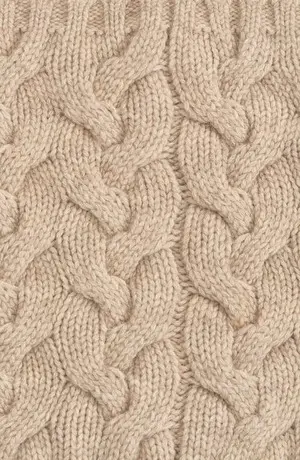 Echo Cable Knit Snood - Farro Heather