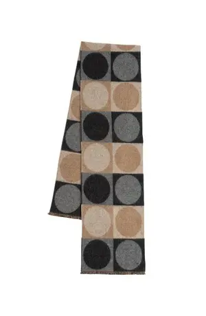 Echo Dotty Scarf Black