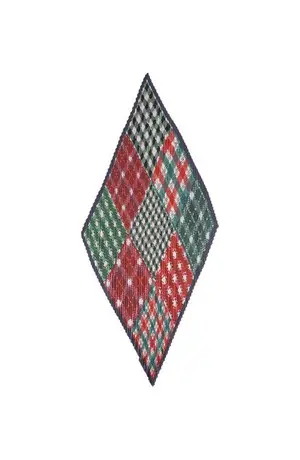 Echo Plaid Pleated Diamond