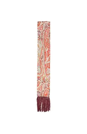 Echo Paisley Tubular Fringe Scarf - Multi
