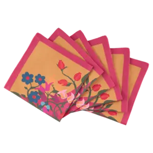 SOPHIE WILLIAMSON DESIGN Napkinsset Of 6 - Orange