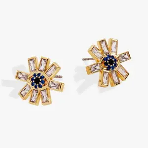 ALEX AND ANI Evil Eye Statement Stud Earrings