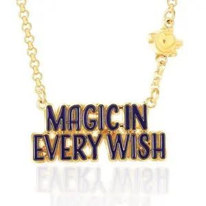 Disney Wish Magic In Every Wish Pendant Necklace - Gold