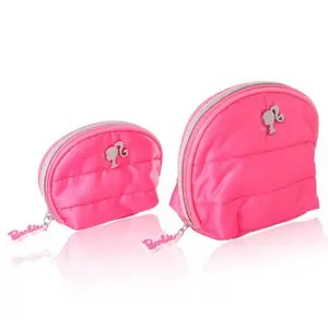 BARBIE Quilted Makeup Bag Set