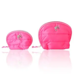BARBIE Quilted Makeup Bag Set