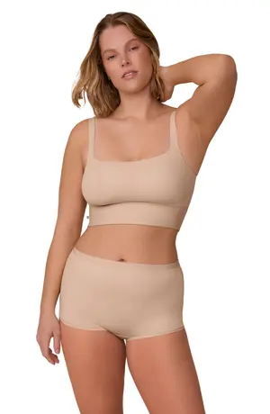 HARPER WILDE Bliss Square Neck Bralette - Beige