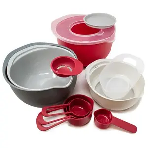 NORPRO Nested Mixing Bowls And Measuring Cups - Multicolored