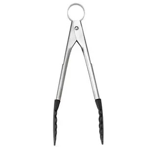 CUISIPRO Silicone Mini Tongs - Black