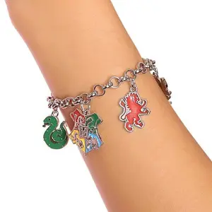 HARRY POTTER Hogwarts House Charm Bracelet