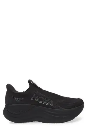 HOKA® Skyward Laceless Recovery Sneakers - Black/black