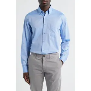 EAGLE Regular Fit Cotton Button-down Oxford Shirt
