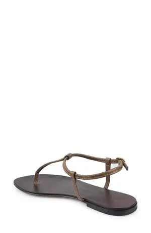 ARTISAN CRAFTED BY ZIGI Ankle Strap Leather Sandal - Taupe Leather