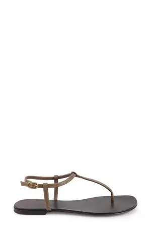 ARTISAN CRAFTED BY ZIGI Ankle Strap Leather Sandal - Taupe Leather