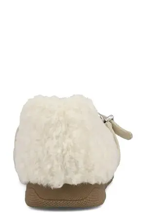 Mia Kayti Faux Shearling Mary Jane Flat - Cream