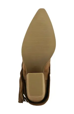 Mia Deston Pointed Toe Western Boots - Tan