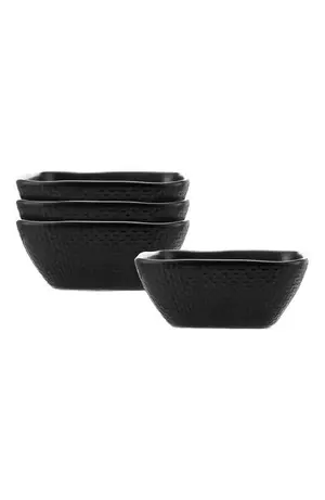 STONE + LAIN Olivia Stoneware 4-piece Bowl Set