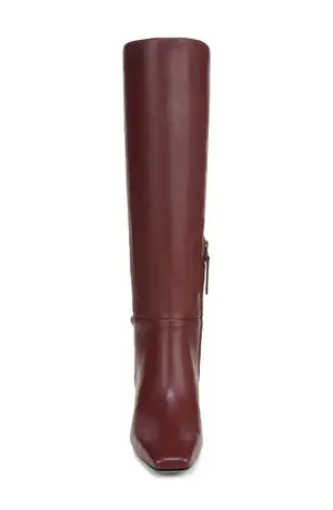 Franco Sarto Sorelina Knee High Boots - Bordo Red
