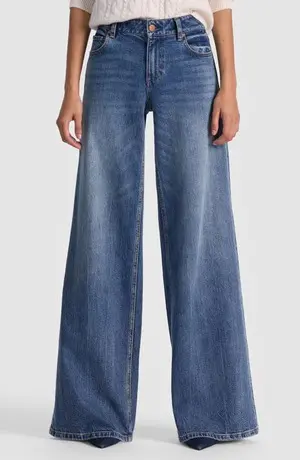 Full Length Wide Leg Jeans