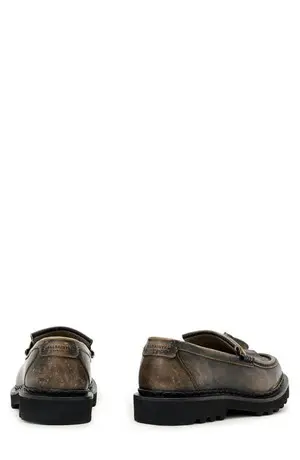 ALLSAINTS Skiff Tassel Loafer - Washed Black