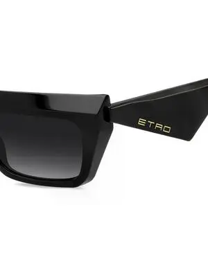 Etro Geometric Frame Sunglasses