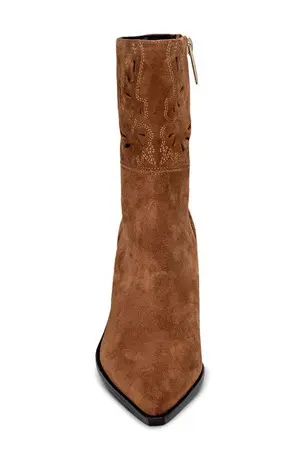 L'Agence Anne Western Boots - Buckskin Suede