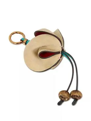 Etro Leather Flower Keyring