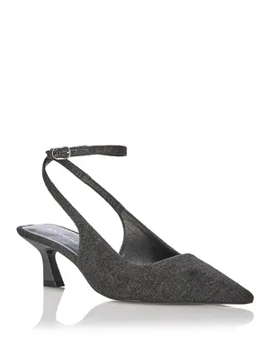 STUART WEITZMAN Vinnie 50 Ankle Strap Pumps