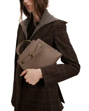 Veronica Beard Dash Small Leather Crossbody Bag