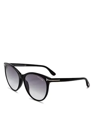 TOM FORD Maxim Cat Eye Sunglasses, 59mm - Black