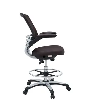 MODWAY Edge Drafting Chair - Brown