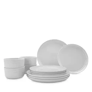 STAUB Setting For Four Dinnerware Set 12 Piece - White