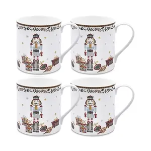 Prouna Nutcracker Mug, Set Of 4 - Multi