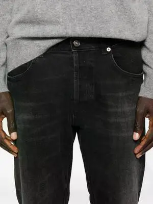 DONDUP Whiskering-effect Straight Leg Jeans