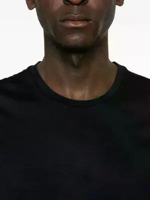 MAURIZIO BALDASSARI Virgin-wool T-shirt - Blue