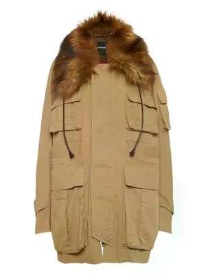 Dsquared2 Fur-collar Parka Coat