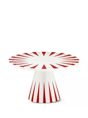 ALESSI Star-striped Cake Stand - Red