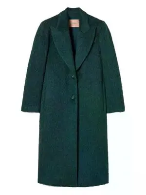 TWINSET Wool Blend Single-breasted Coat