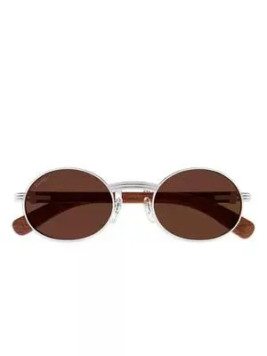 CARTIER Round-frame Sunglasses - Silver