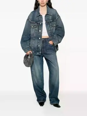 AGOLDE Buttoned Denim Jacket - Blue