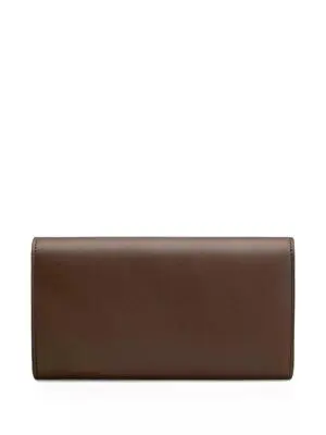 AMI Paris Carrousel Continental Leather Wallet - Brown