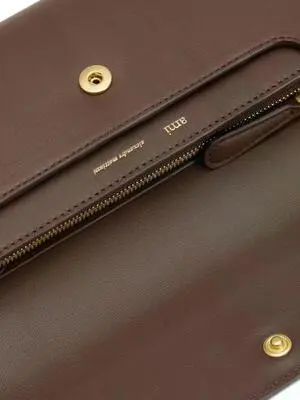 AMI Paris Carrousel Continental Leather Wallet - Brown