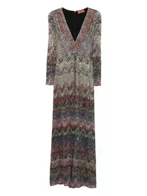 Missoni Zigzag-woven Midi Dress