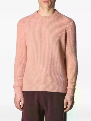 ROBERTO COLLINA Ribbed Crew Neck Sweater