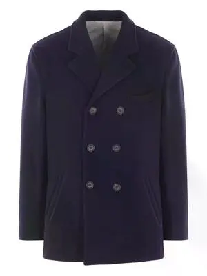 Eleventy Double Breasted Coats For Men