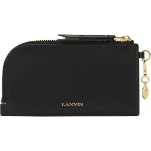 LANVIN Catch Leather Cardholder - Black