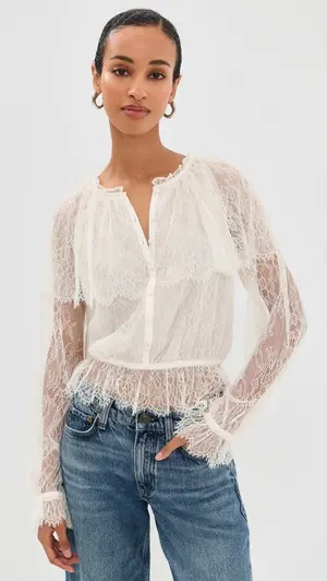 Cami Nyc Vitoria Lace Blouse