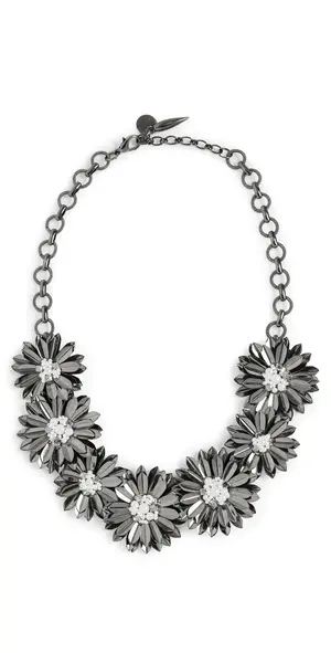 DEEPA GURNANI Floral And Imitation Pearl Necklace