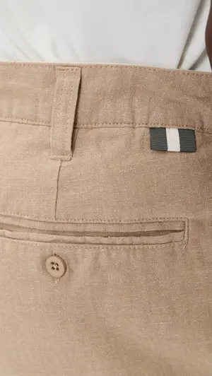 QUIET GOLF Trouser Linen Pants