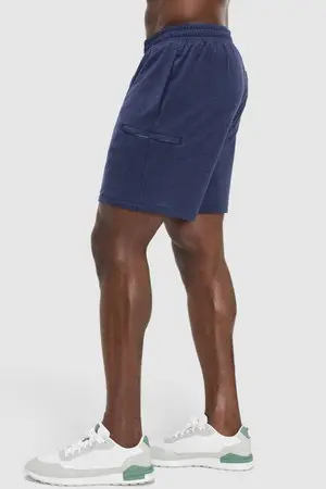 PELOTON 7" Cargo Short - Navy Blue