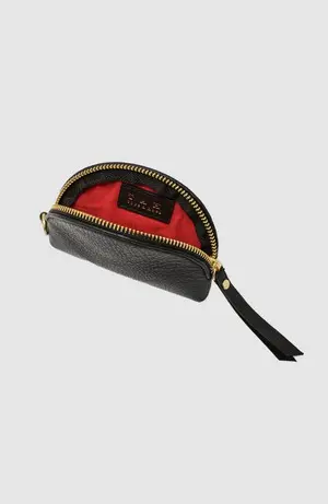 TAH Half Moon Coin Pouch - Black